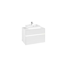 Villeroy & Boch V&B Waschtischunterschrank Collaro 80x54,8x50cm, WT mi, LED 5,7 W, wh. ma ; Villeroy & Boch (C069B0MS)