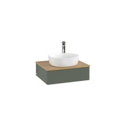 Villeroy & Boch V&B Waschtischunterschrank mit Frontstruktur Antao 60x19x50cm, HL, WBP hon. Oa, le g. m Lac ; Villeroy & Boch (K07151HL)