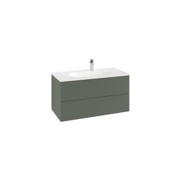 Villeroy & Boch V&B Waschtischunterschrank Antao 98,8x50,4x49,6cm, m Fr., leaf gre. m Lac ; Villeroy & Boch (K05100HL)