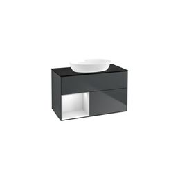Villeroy & Boch V&B Waschtischunterschrank Wandbeleuchtung Finion 100, Pl b m, Reg wh. m Lac, md bl. m Lac ; Villeroy & Boch (GA12MTHG)