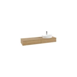 Villeroy & Boch V&B Waschtischunterschrank mit Frontstruktur Antao 160x50cm, HL, WBP-farbe hon. Oa, hon. Oa ; Villeroy & Boch (K16151HN)
