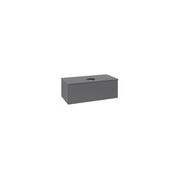 Villeroy & Boch V&B Waschtischunterschrank ohne Frontstruktur Antao 100x36x50cm, WBP Lac, Anthrac. m Lac ; Villeroy & Boch (K31010GK)