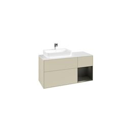Villeroy & Boch V&B Waschtischunterschrank Finion 120cm, Pl w m, Rg r b m Lac, si Gr m Lac ; Villeroy & Boch (F401PDHJ)