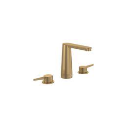 Villeroy & Boch V&B Dreiloch-Waschtischarmatur Conum ohne Ablaufgarnitur, brushed gold ; Villeroy & Boch (TVW12700100176)