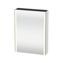 Duravit Universal-Spiegelschrank XSquare 60x15,5x80cm, 1 Tür, LED, An re, we. ma (XS7111R18180000)