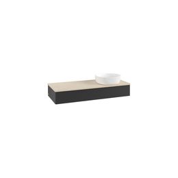Villeroy & Boch V&B Waschtischunterschrank mit Frontstruktur Antao 120x19x50cm, WBP-farbe botti., bla m Lac ; Villeroy & Boch (K12113PD)