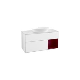 Villeroy & Boch V&B Waschtischunterschrank Wandbeleuchtung Finion 120cm, Pl w m, Rg Peo m Lac, glo wh. Lac ; Villeroy & Boch (GA71HBGF)