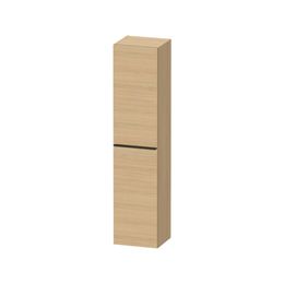 Duravit Hochschrank D-Neo 40x36cm, 1 T&uuml;r, 5 B&ouml;, An L, sw/Ei Nat (DE1328LBD300000)