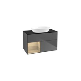 Villeroy & Boch V&B Waschtischunterschrank Wandbeleuchtung Finion 100, Pl bla m, Reg Oa ven, Anthrac. m ; Villeroy & Boch (GA12PCGK)