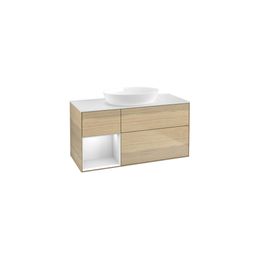 Villeroy & Boch V&B Waschtischunterschrank Wandbeleuchtung Finion 120cm, Pl wh. m, Reg wh. m Lac, Oa ven ; Villeroy & Boch (GA61MTPC)