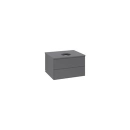 Villeroy & Boch V&B Waschtischunterschrank ohne Frontstruktur Antao 60x36x50cm, WBP Lac, Anthrac. m Lac ; Villeroy & Boch (K18010GK)