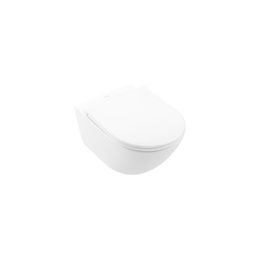 Villeroy & Boch V&B Combi-Pack Wand-Tiefspül-WC TwFl Artis we, ov., wandhängend, waagerecht, mit WC-Sitz ; Villeroy & Boch (4670T901)