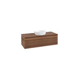 Villeroy & Boch V&B Waschtischunterschrank mit Frontstruktur, mit Beleuchtung Antao 120x36x50cm, WBP-farbe w. wal, w. walnut ; Villeroy & Boch (L32112HM)