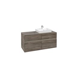Villeroy & Boch V&B Waschtischunterschrank Collaro 120x54,8x50cm, WT r, LED 8,8 W, st. Oa ; Villeroy & Boch (C072B0RK)