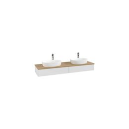 Villeroy & Boch V&B Waschtischunterschrank ohne Frontstruktur Antao 160x50cm, HL, WBP hon. Oa, glo wh. Lac ; Villeroy & Boch (K17051GF)