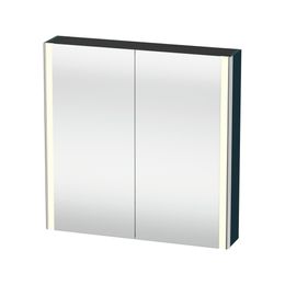 Duravit Uni-Spiegelschrank XSquare Steckd. CH 80x80x15,5cm, bl m, 2 Tür, LED, wandhängend (XS7112098982000)