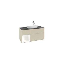 Villeroy & Boch V&B Waschtischunterschrank Finion 120cm, Pl b m, Rg wh. m Lac, si Gr m Lac ; Villeroy & Boch (F942MTHJ)