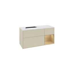 Villeroy & Boch V&B Waschtischunterschrank Finion 120cm, Pl w m, Rg re Oa ven, si Gr m Lac ; Villeroy & Boch (F401PCHJ)