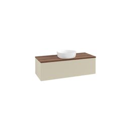 Villeroy & Boch V&B Waschtischunterschrank mit Frontstruktur, mit Beleuchtung Antao 120x36x50cm, WBP w. wal, si Gr m Lac ; Villeroy & Boch (L32112HJ)