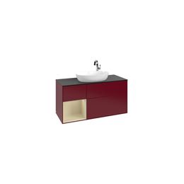 Villeroy & Boch V&B Waschtischunterschrank Finion 120cm, Pl bla m, Reg si Gr m Lac, Peo m ; Villeroy & Boch (F942HJHB)