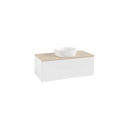 Villeroy & Boch V&B Waschtischunterschrank ohne Frontstruktur, mit Beleuchtung Antao 100x36x50cm, WBP-farbe botti., wh. m Lac ; Villeroy & Boch (L31013MT)
