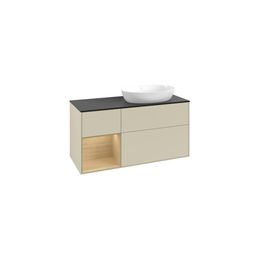 Villeroy & Boch V&B Waschtischunterschrank Finion 120cm, Pl bla m, Reg Oa ven, si Gr m Lac ; Villeroy & Boch (FA42PCHJ)