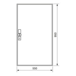 Hager Z&auml;hlerschrank,universZ 950x550x205,IP44 ZB22S)