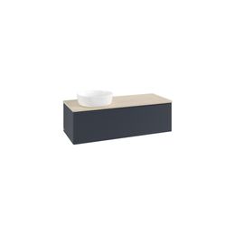 Villeroy & Boch V&B Waschtischunterschrank mit Frontstruktur, mit Beleuchtung Antao 120x36x50cm, WBP botti., md bl. m Lac ; Villeroy & Boch (L33113HG)