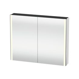 Duravit Uni-Spiegelschrank XSquare Steckd. CH 100x80x15,5cm, we. ma, 2 Tür, LED, wandhängend (XS7113018182000)