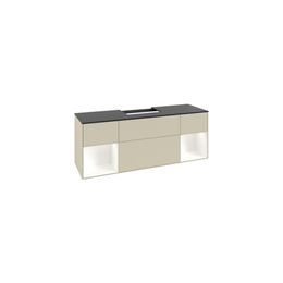 Villeroy & Boch V&B Waschtischunterschrank Finion 160cm, Reg wh. m Lac, si Gr Matt Lacquer ; Villeroy & Boch (F212MTHJ)