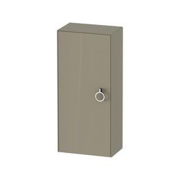 Duravit Halbhochschrank White Tulip 40x24x88cm, 1 T m G, An L, steingrau hgl (WT1323LH2H2)