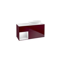 Villeroy & Boch V&B Waschtischunterschrank Wandbeleuchtung Finion 120cm, Pl wh. m, Reg wh. m Lac, Peo m ; Villeroy & Boch (GA41MTHB)