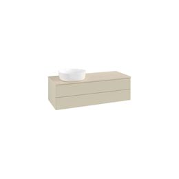 Villeroy & Boch V&B Waschtischunterschrank ohne Frontstruktur, mit Beleuchtung Antao 120x36x50cm, WBP botti., si Gr m Lac ; Villeroy & Boch (L22013HJ)