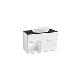 Villeroy & Boch V&B Waschtischunterschrank Wandbeleuchtung Finion 100, Pl b m, Reg wh. m Lac, glo wh. Lac ; Villeroy & Boch (GA12MTGF)