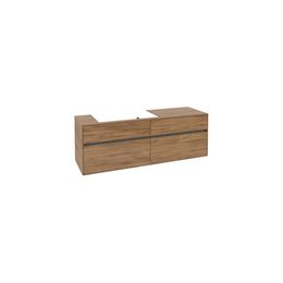 Villeroy & Boch V&B Waschtischunterschrank Collaro 160x54,8x50cm, WT links, kansas oak ; Villeroy & Boch (C02600RH)