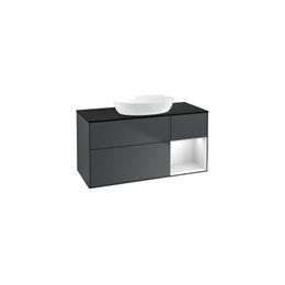 Villeroy & Boch V&B Waschtischunterschrank Wandbeleuchtung Finion 120cm, Pl b m, Rg w m Lac, md bl. m Lac ; Villeroy & Boch (GA72MTHG)