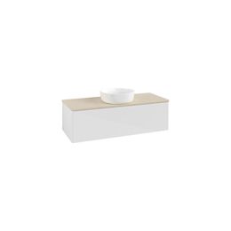 Villeroy & Boch V&B Waschtischunterschrank ohne Frontstruktur, mit Beleuchtung Antao 120x36x50cm, WBP botti., glo wh. Lac ; Villeroy & Boch (L32013GF)