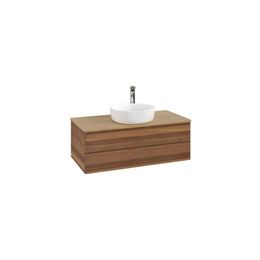 Villeroy & Boch V&B Waschtischunterschrank ohne Frontstruktur Antao 100x36x50cm, HL, WBP hon. Oa, w. wal ; Villeroy & Boch (K20051HM)