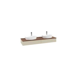 Villeroy & Boch V&B Waschtischunterschrank ohne Frontstruktur Antao 160x50cm, HL, WBP w. wal, si Gr m Lac ; Villeroy & Boch (K17052HJ)
