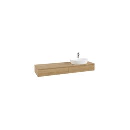 Villeroy & Boch V&B Waschtischunterschrank ohne Frontstruktur -Beleuchtung Antao 160x50cm, HL, WBP-farbe hon. Oa, hon. Oa ; Villeroy & Boch (L16051HN)