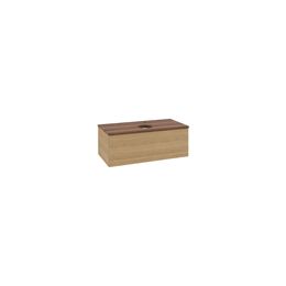 Villeroy & Boch V&B Waschtischunterschrank mit Frontstruktur Antao 100x36x50cm, HL, WBP w. wal, hon. Oa ; Villeroy & Boch (K31152HN)
