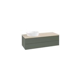 Villeroy & Boch V&B Waschtischunterschrank ohne Frontstruktur Antao 120x36x50cm, WBP botti., lea gre. m Lac ; Villeroy & Boch (K22013HL)
