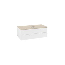 Villeroy & Boch V&B Waschtischunterschrank mit Frontstruktur -Beleuchtung Antao 100x36x50cm, HL, WBP botti., wh. m Lac ; Villeroy & Boch (L20153MT)