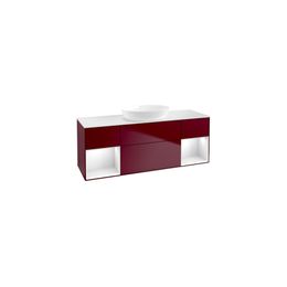 Villeroy & Boch V&B Waschtischunterschrank Wandbeleuchtung Finion 160cm, Pl wh. m, Reg glo wh. Lac, Peo m ; Villeroy & Boch (GD01GFHB)