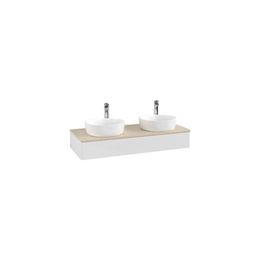 Villeroy & Boch V&B Waschtischunterschrank ohne Frontstruktur Antao 120x19x50cm, HL, WBP botti., glo wh. Lac ; Villeroy & Boch (K13053GF)