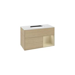 Villeroy & Boch V&B Waschtischunterschrank Finion 100, Pl w m, Reg re si Gr m Lac, Oa ven ; Villeroy & Boch (F371HJPC)