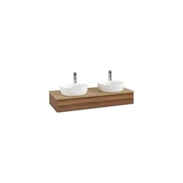 Villeroy & Boch V&B Waschtischunterschrank ohne Frontstruktur Antao 120x19x50cm, HL, WBP hon. Oa, w. wal ; Villeroy & Boch (K13051HM)