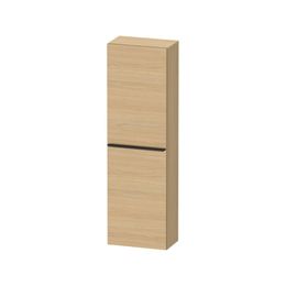 Duravit Halbhochschrank D-Neo 40x24cm, 1 T&uuml;r, 4 B&ouml;, An R, sw/Ei Nat (DE1318RBD300000)