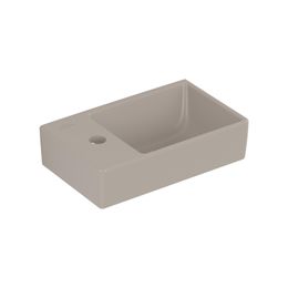 Villeroy & Boch V&B Handwaschbecken Avento 36x22cm, 1 Hahnl., o. &Uuml;L, re, almond C+ ; Villeroy & Boch (43003RAM)