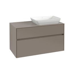 Villeroy & Boch V&B Waschtischunterschrank Collaro 100x54,8x50cm, WT r, LED 7,3 W, bla Oa ; Villeroy & Boch (C111B0AB)